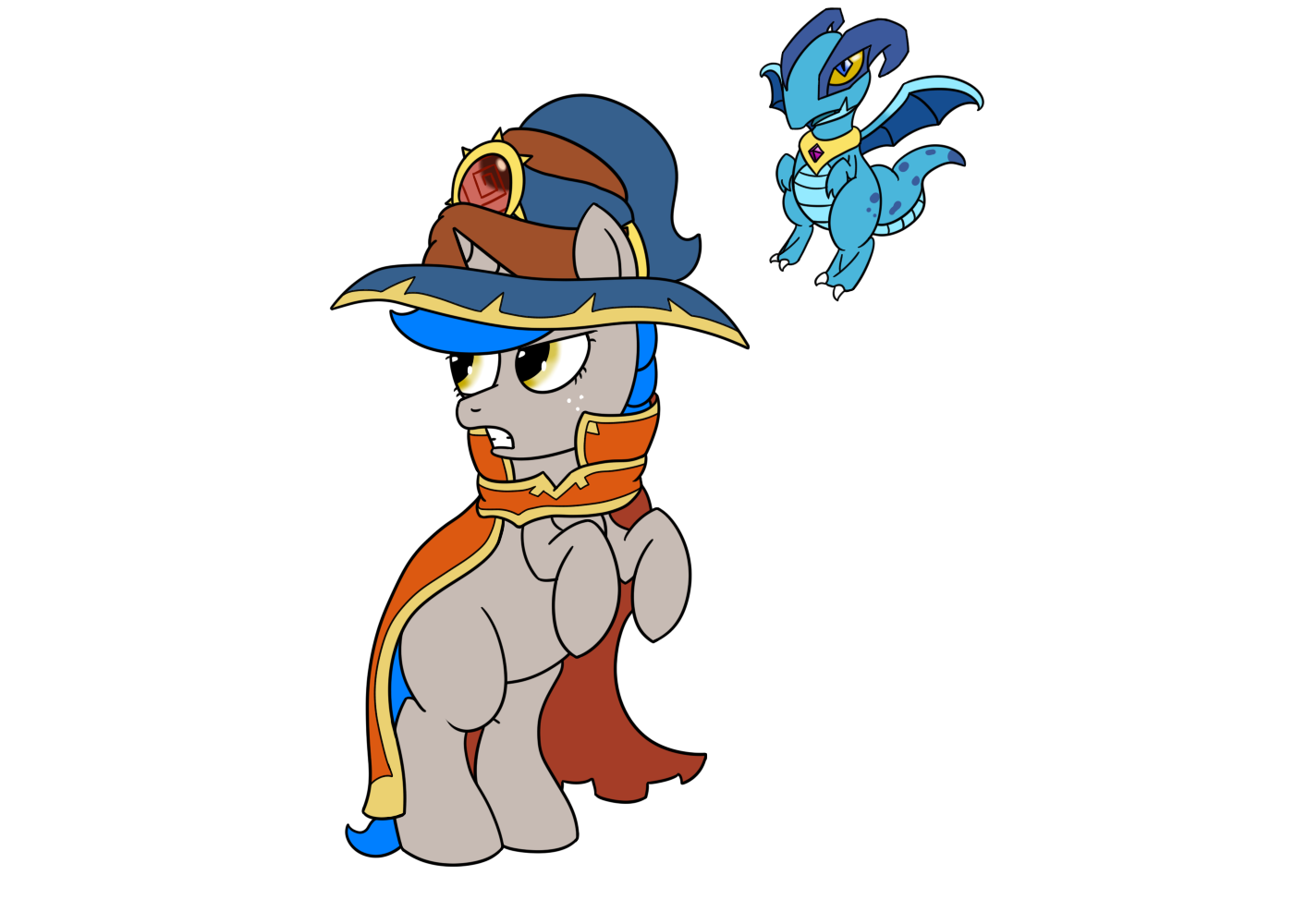 #1191310 - safe, artist:spritepony, oc, oc:sprite, dragon, pony ...