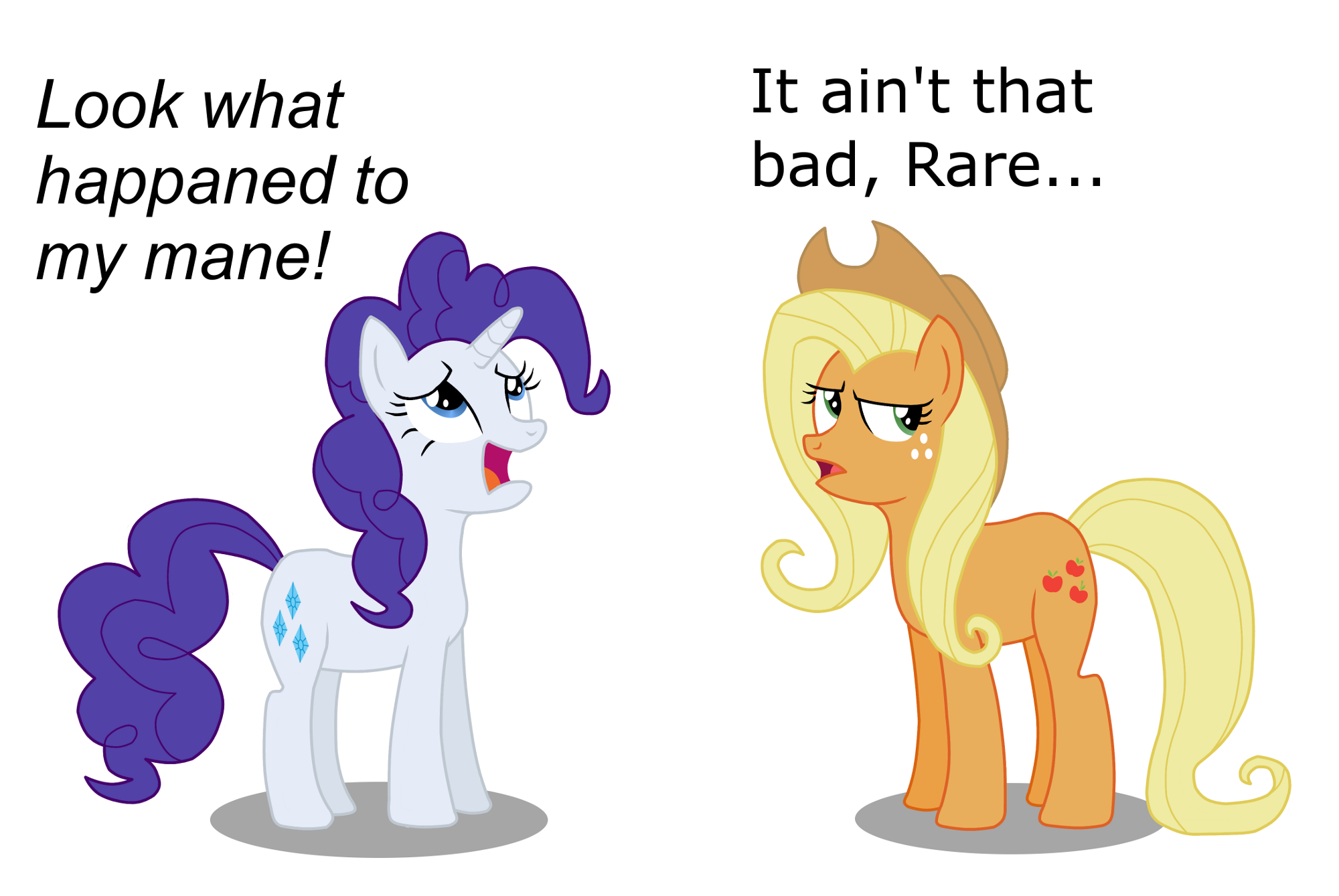 #1208893 - safe, artist:twinquasars, applejack, rarity, pony, g4 ...