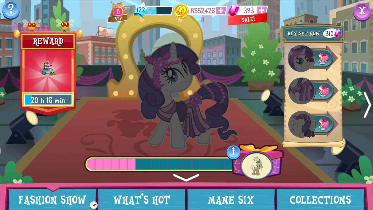 #1193403 - safe, gameloft, rarity, g4, clothes, crack is cheaper, dress ...