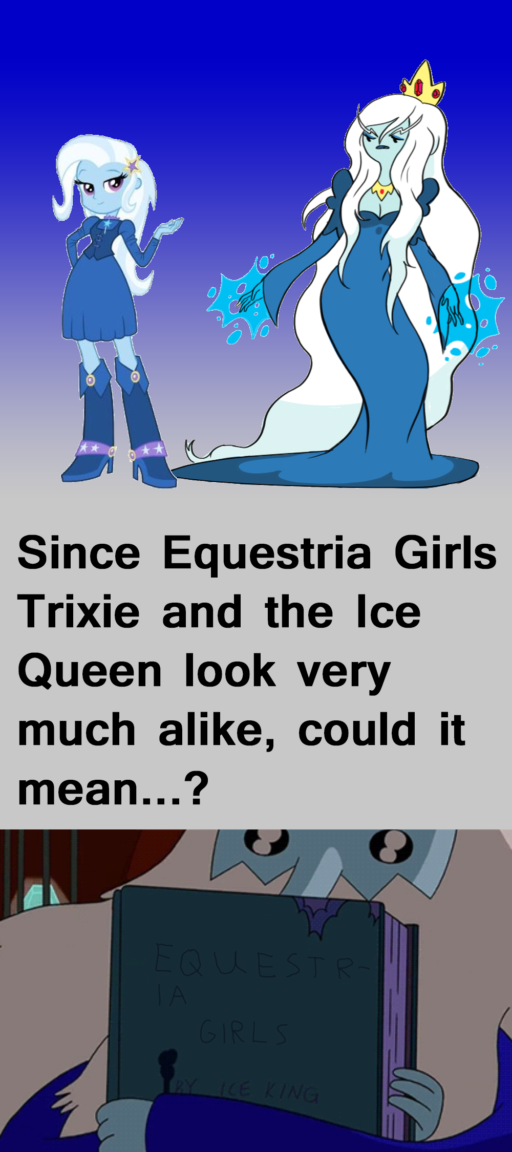 Adventure Time Ice King And Ice Queen
