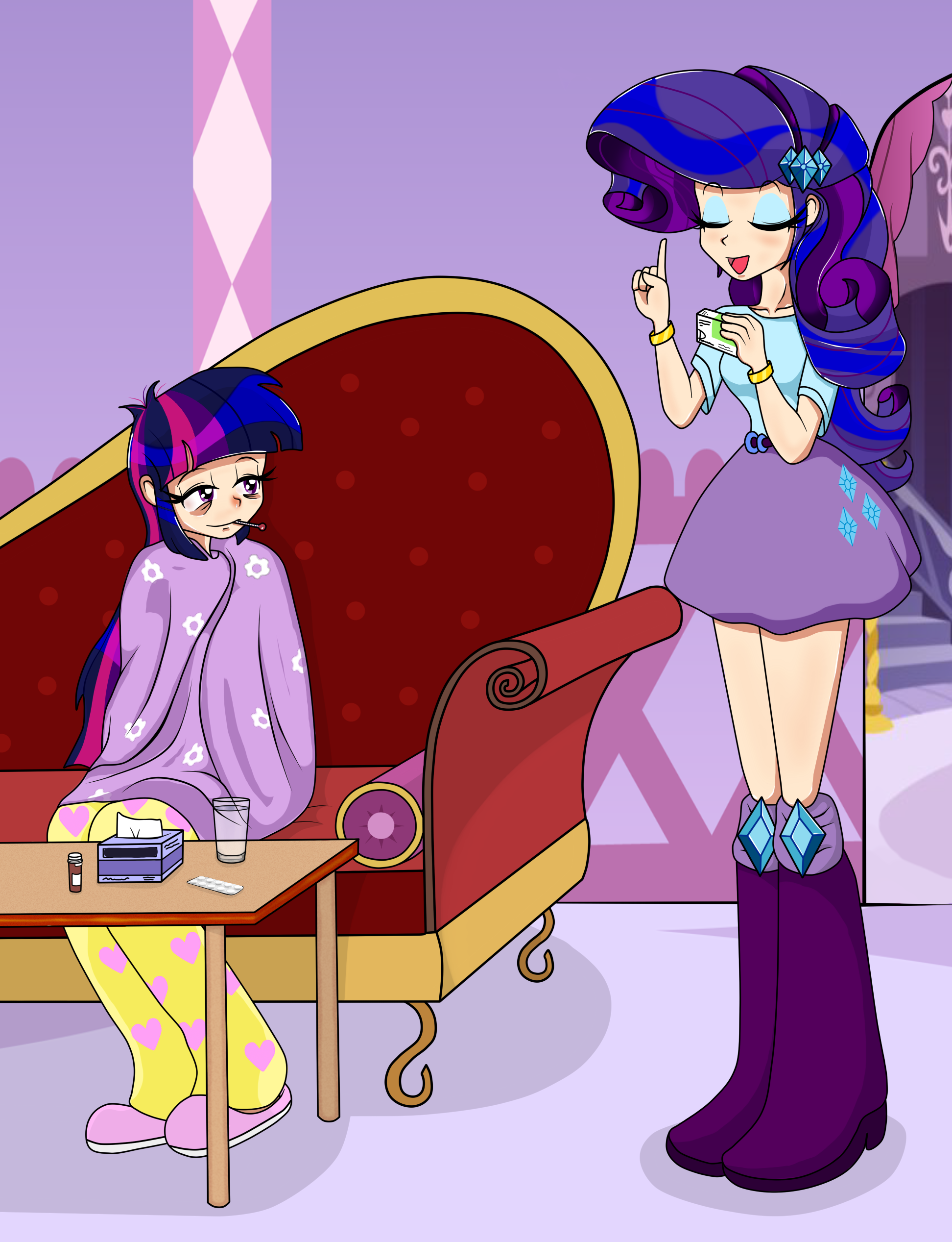 #1228040 - safe, artist:derpyramone, part of a set, rarity, twilight ...
