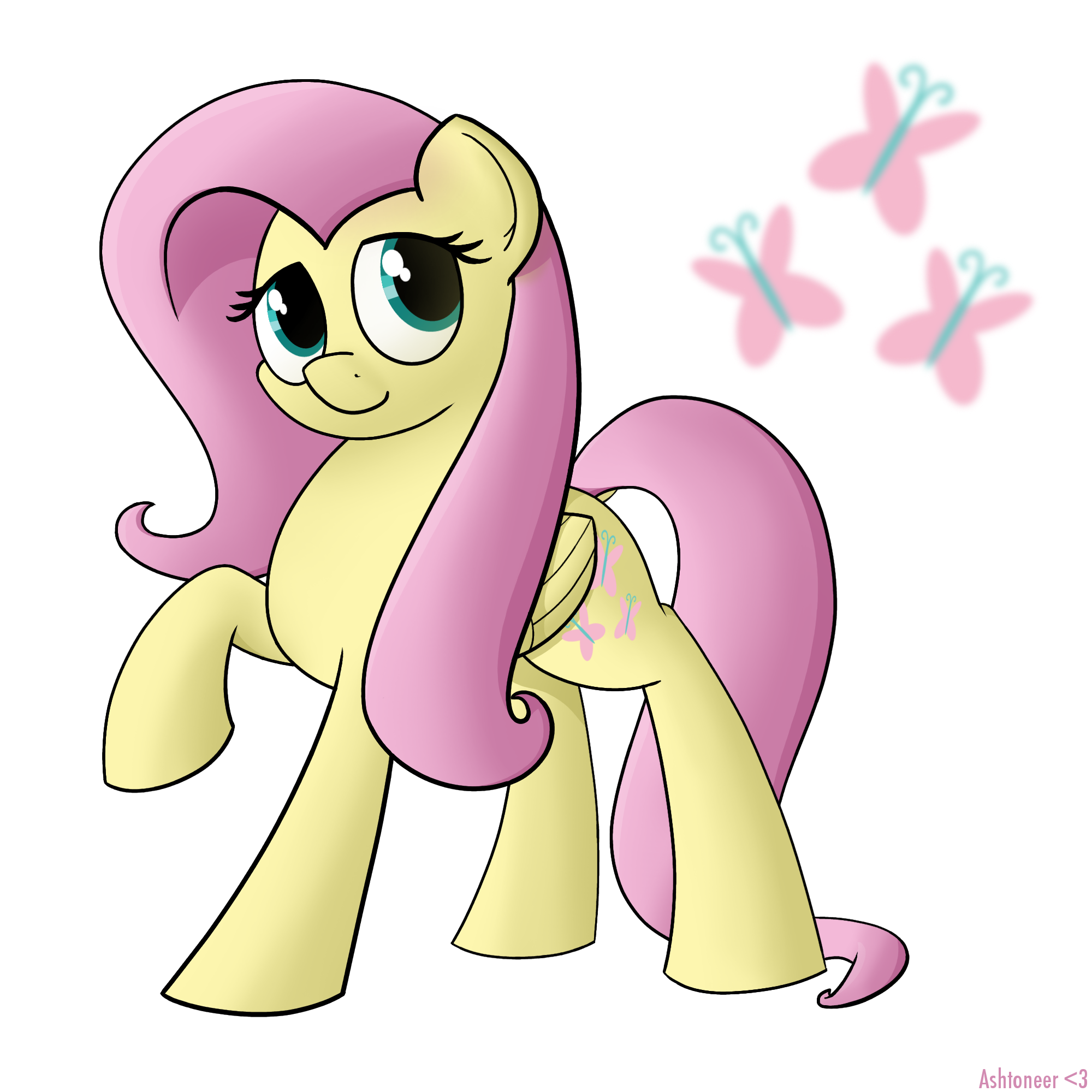 1217438 Safe Artistashtoneer Fluttershy Cutie Mark Female Solo Derpibooru