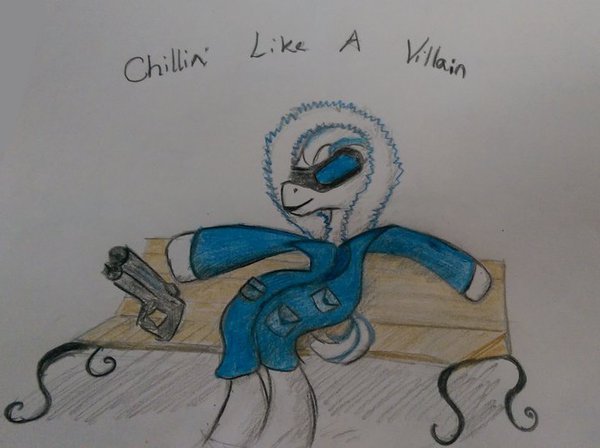 #1251534 - safe, artist:ravagexeno, pony, captain cold, newbie artist ...