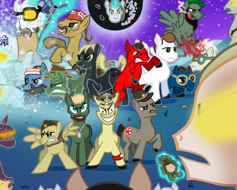 #1258400 - safe, artist:the-katherinator, zombie, zombie pony, call of ...
