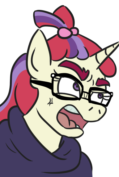 #1344974 - safe, artist:jargon scott, moondancer, anthro, angry, bust ...