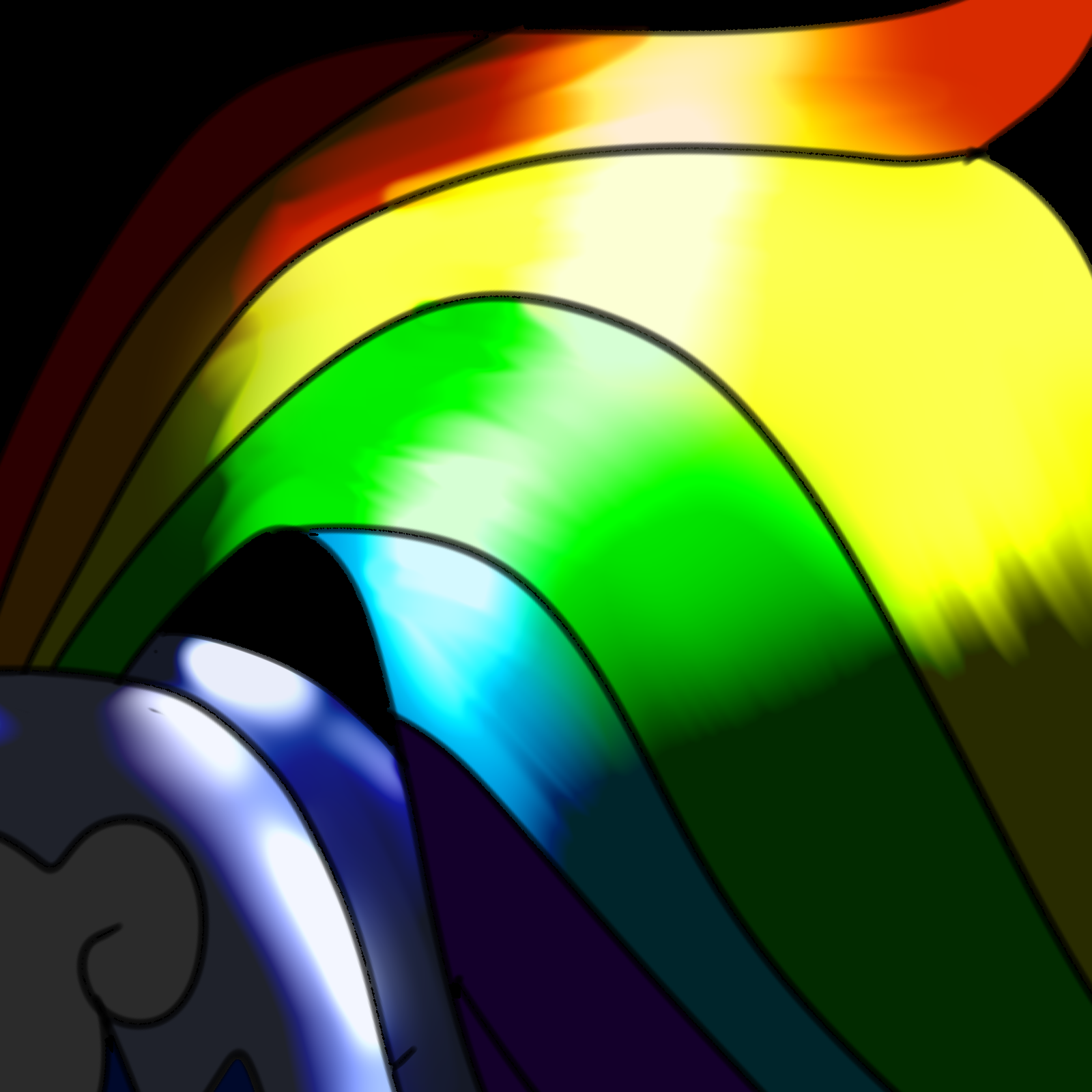 #1334588 - safe, artist:brainiac, rainbow dash, butt, butt only, female ...