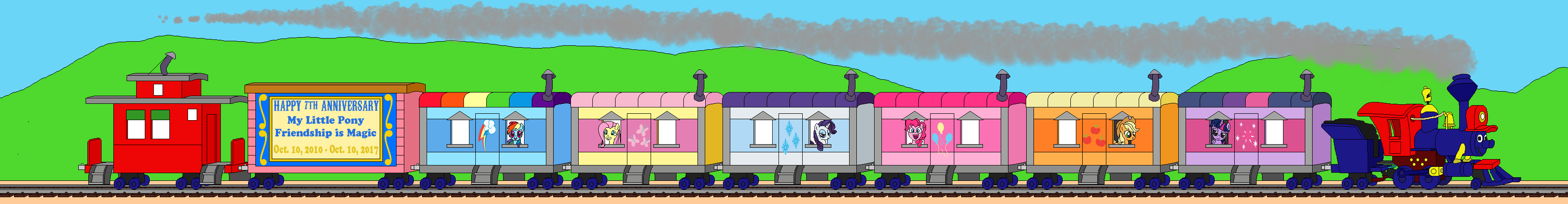 #1556935 - safe, artist:miketheelephantbrony, applejack, fluttershy ...