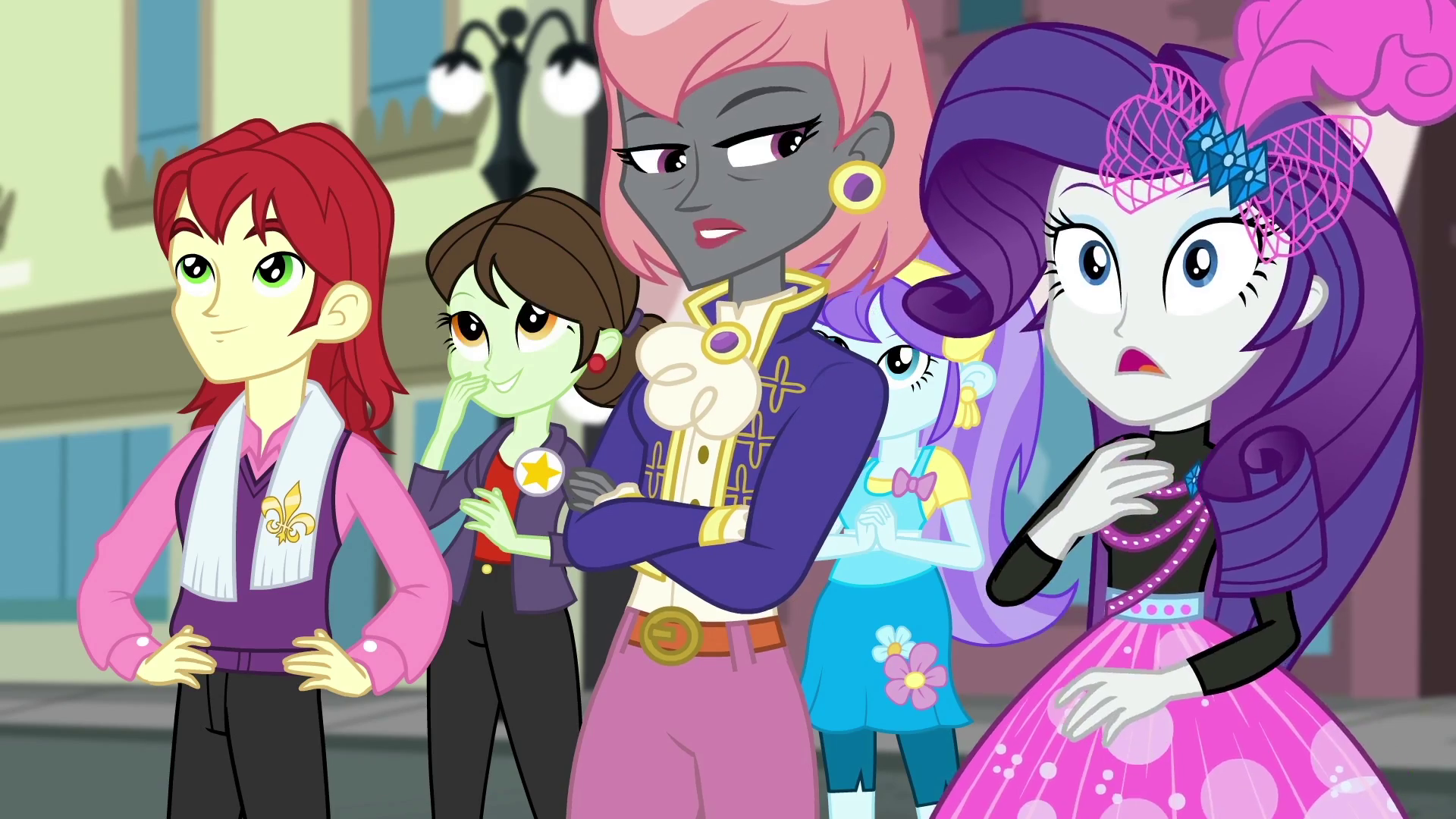 #1565275 - safe, screencap, aqua blossom, nolan north, prim hemline ...