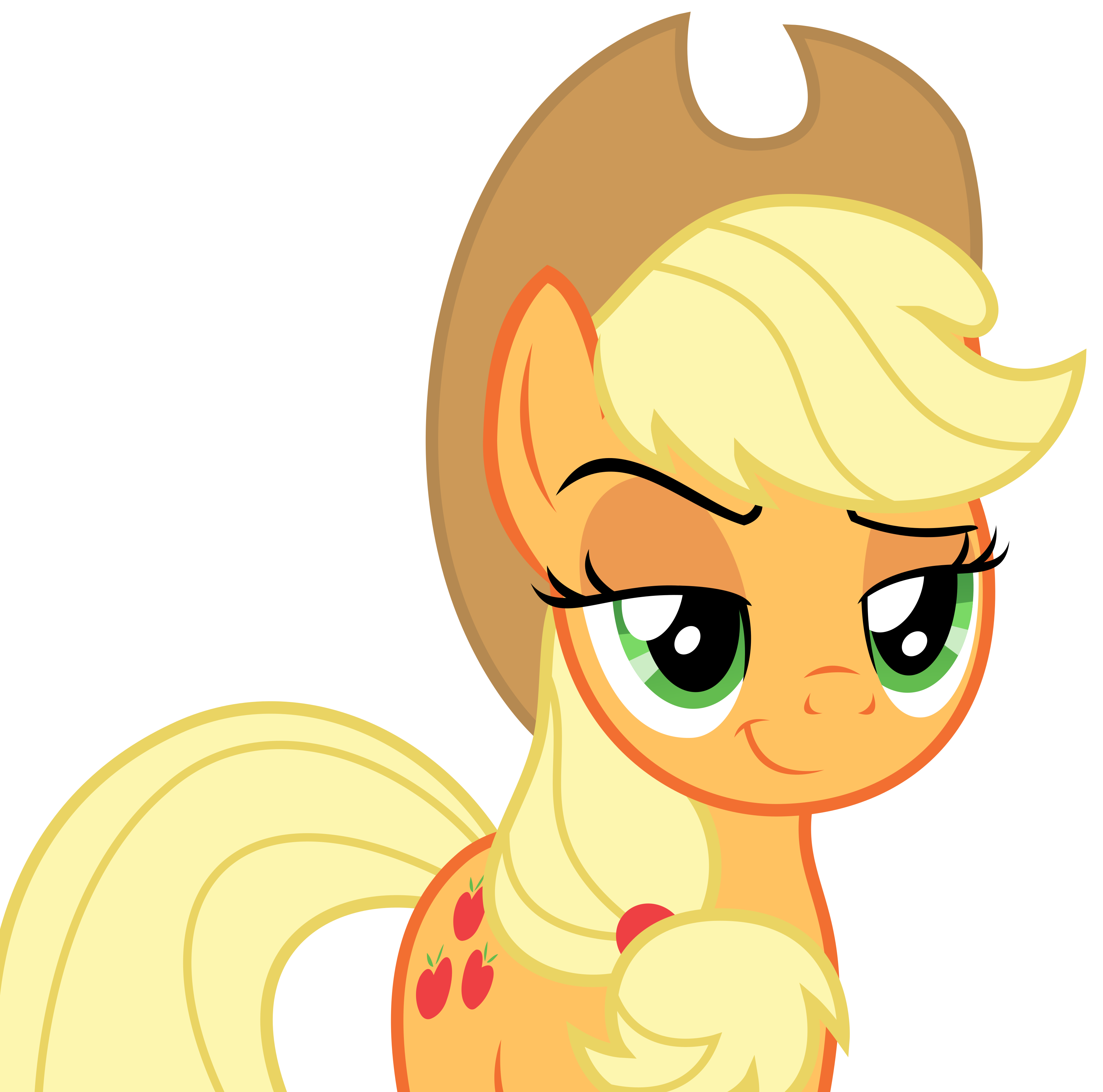 #1583478 - applejack, artist:sketchmcreations, raised eyebrow, safe ...