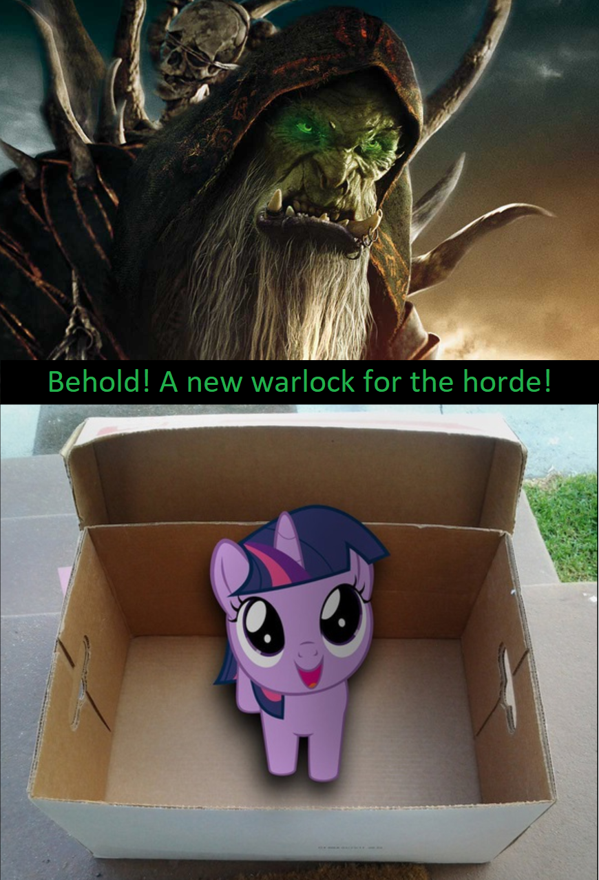 #1596901 - safe, twilight sparkle, orc, pony, unicorn, box, evil people ...