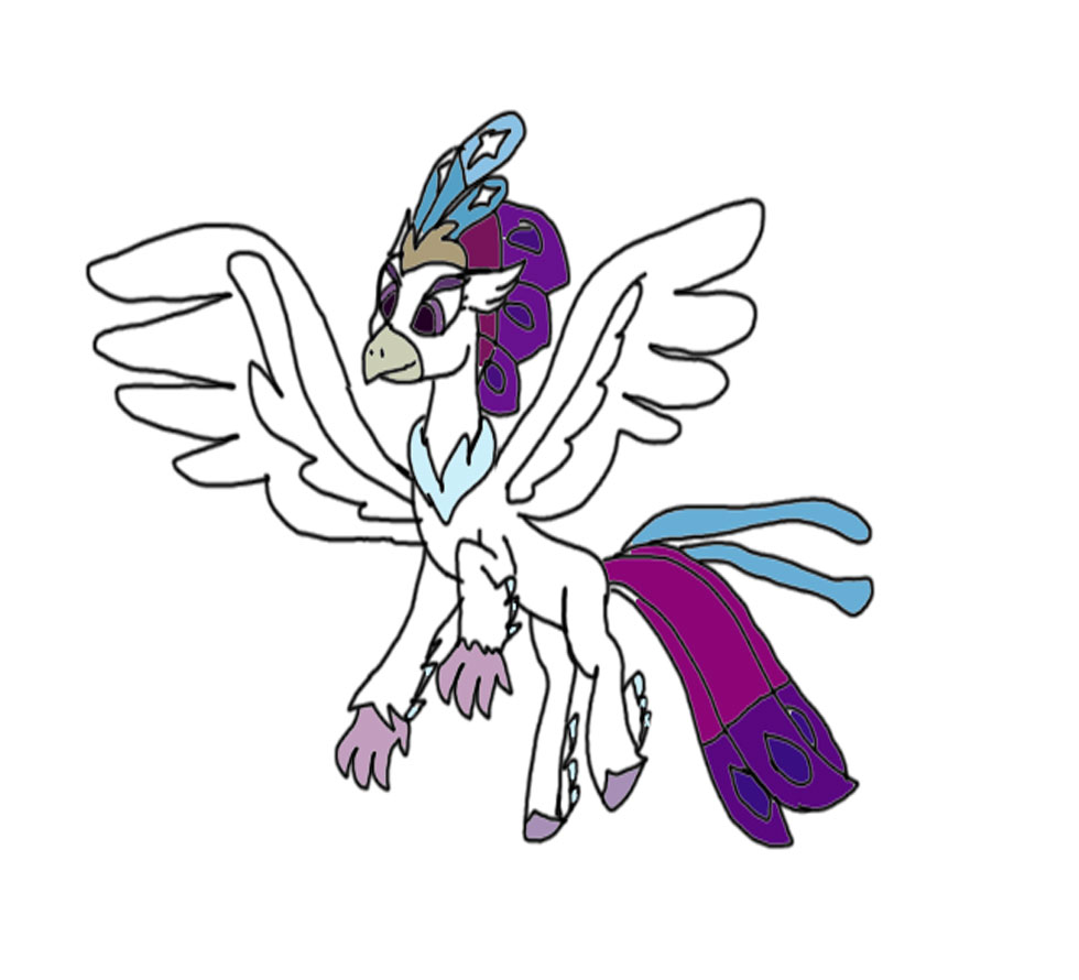 #1598072 - safe, artist:rikafu19, queen novo, classical hippogriff ...