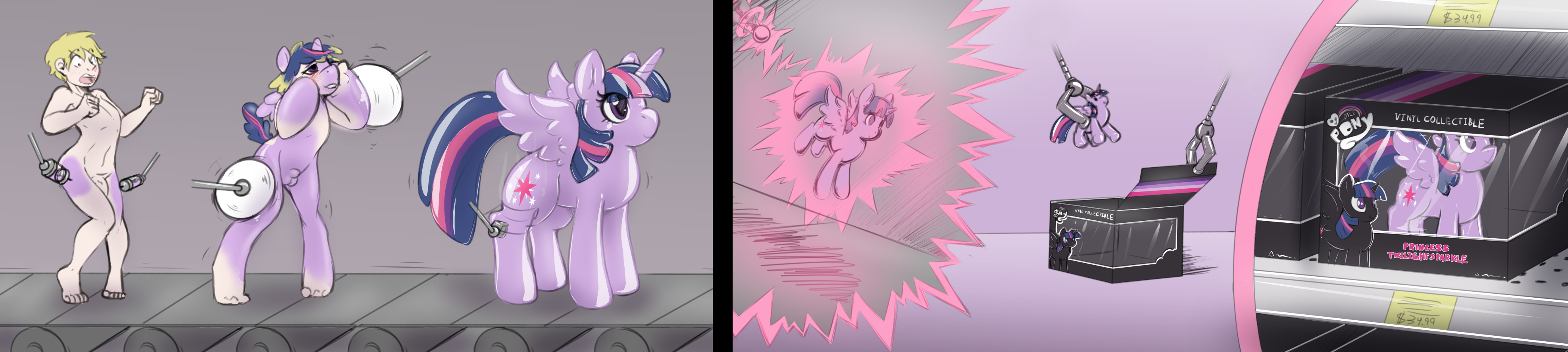 1608960 Explicit Artisthelixjack Twilight Sparkle Alicorn Human G4 Assembly Line