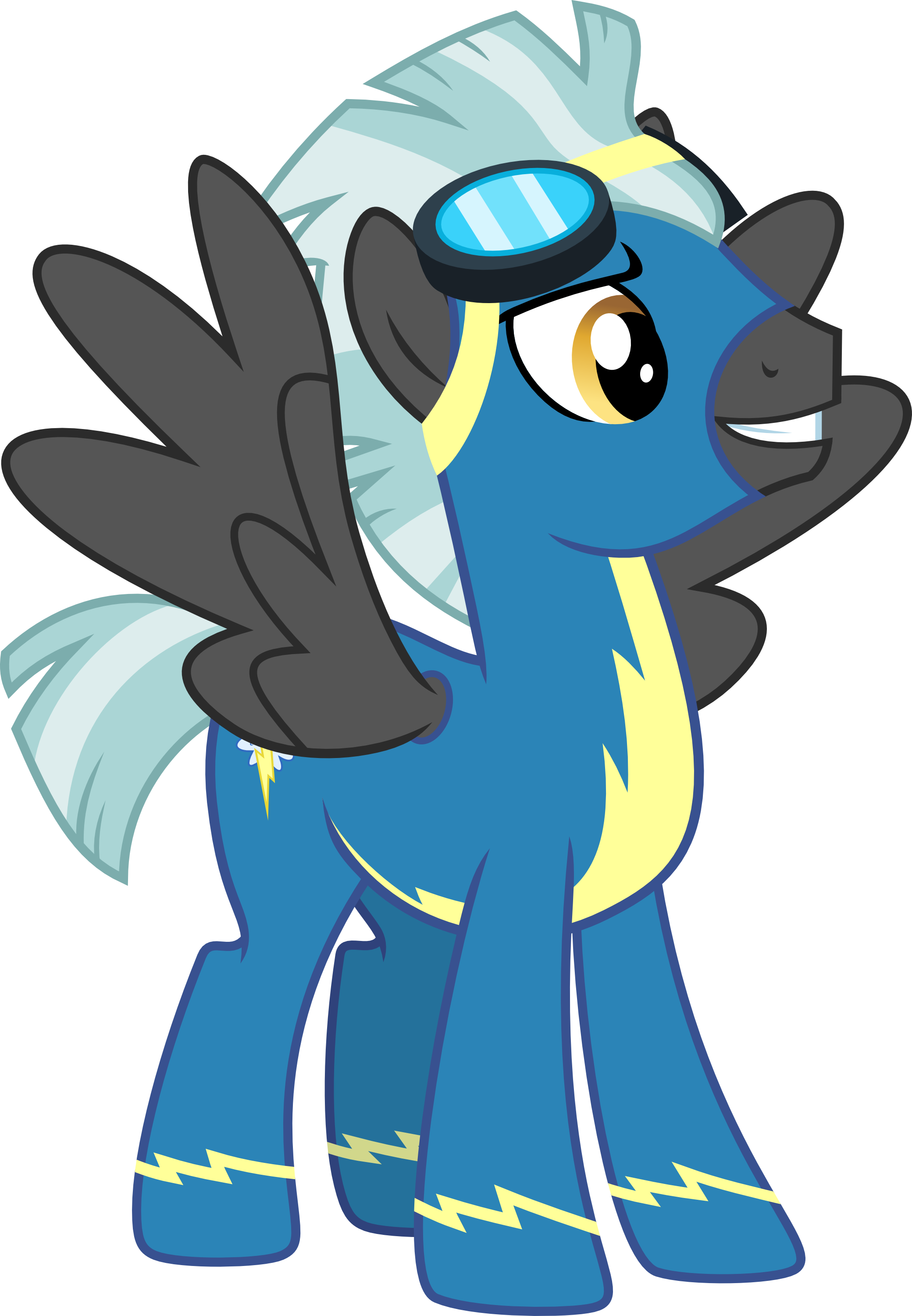 #1621115 - safe, artist:chainchomp2, thunderlane, pegasus, pony, marks ...