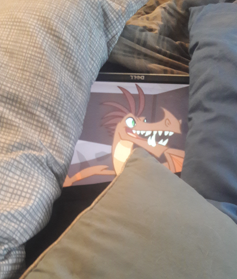 #1362731 - safe, barry, dragon, computer, pillow, teenaged dragon ...