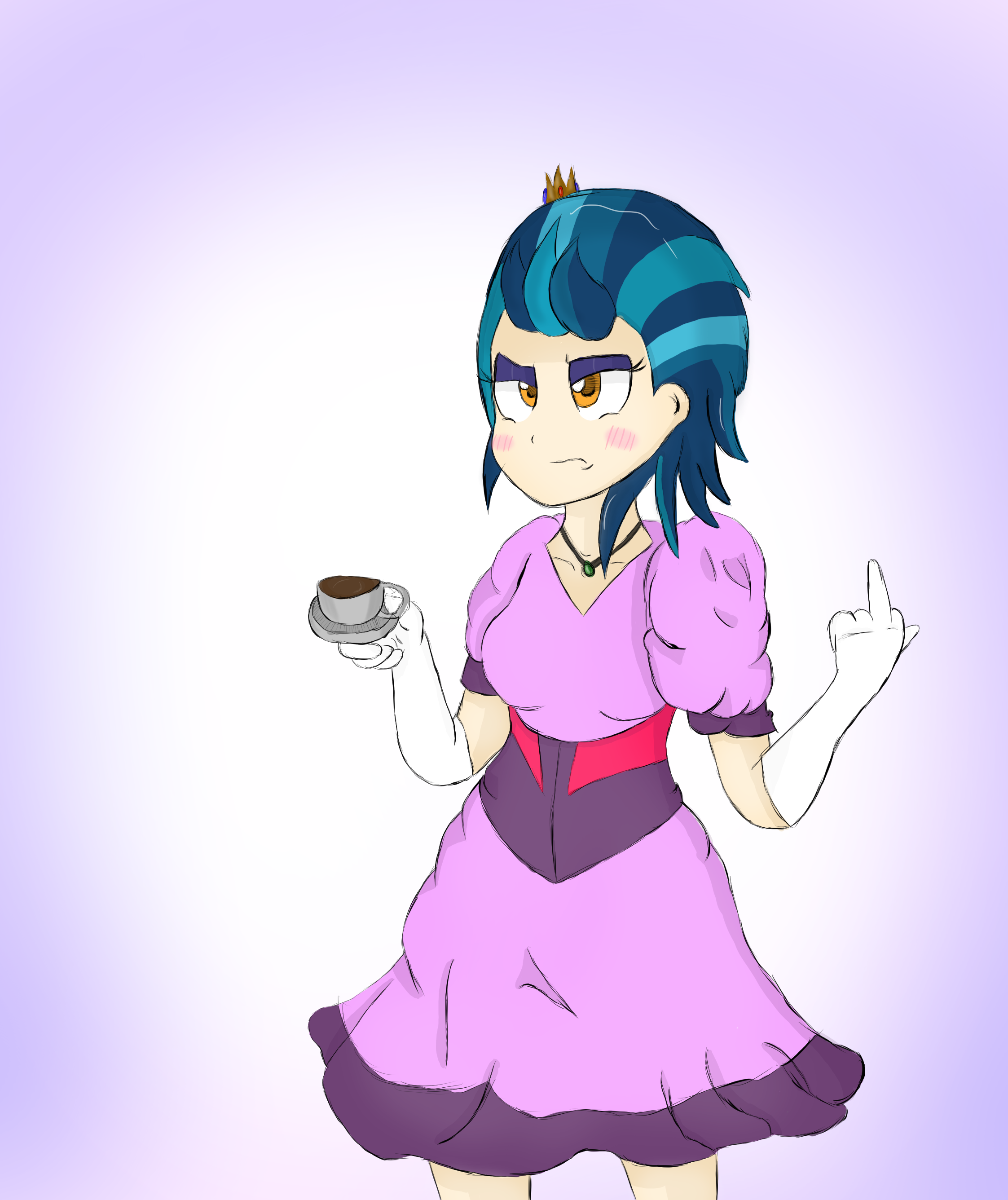 #1358388 - safe, artist:mildockart, indigo zap, equestria girls ...