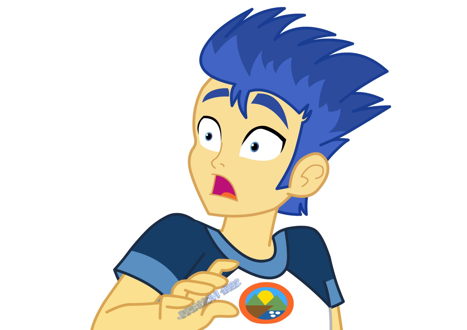 #1385415 - safe, artist:jucamovi1992, flash sentry, equestria girls ...