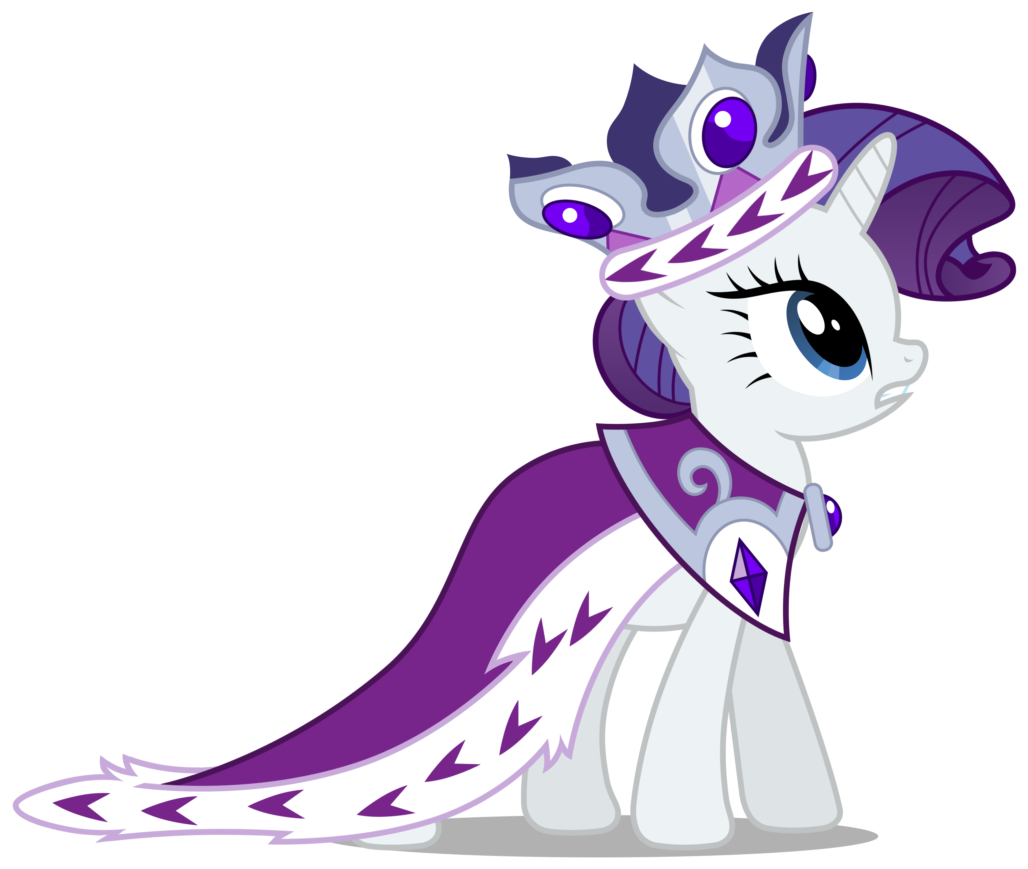 #1388482 - safe, artist:brony-works, princess platinum, rarity, pony ...