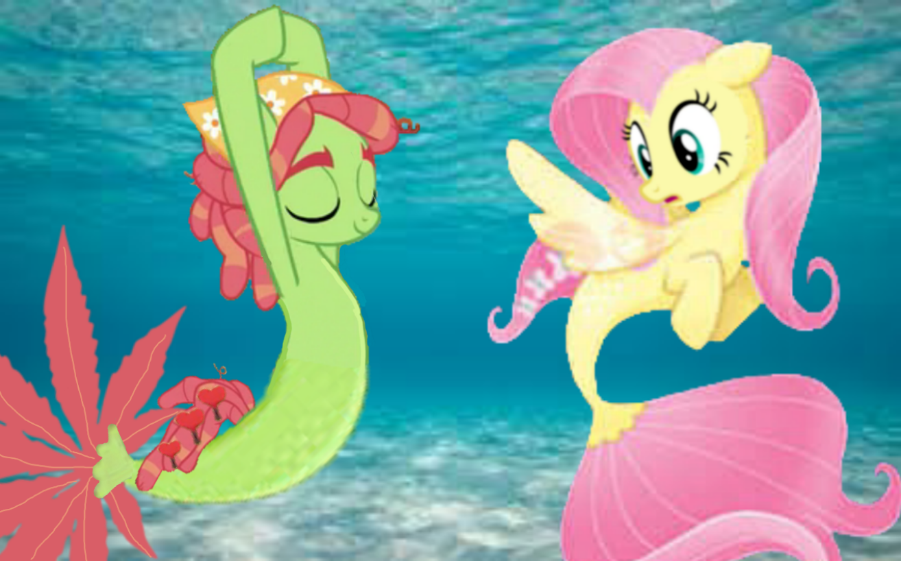 #1397028 - drugs, edit, fluttershy, marijuana, marijuana leaf, my ...