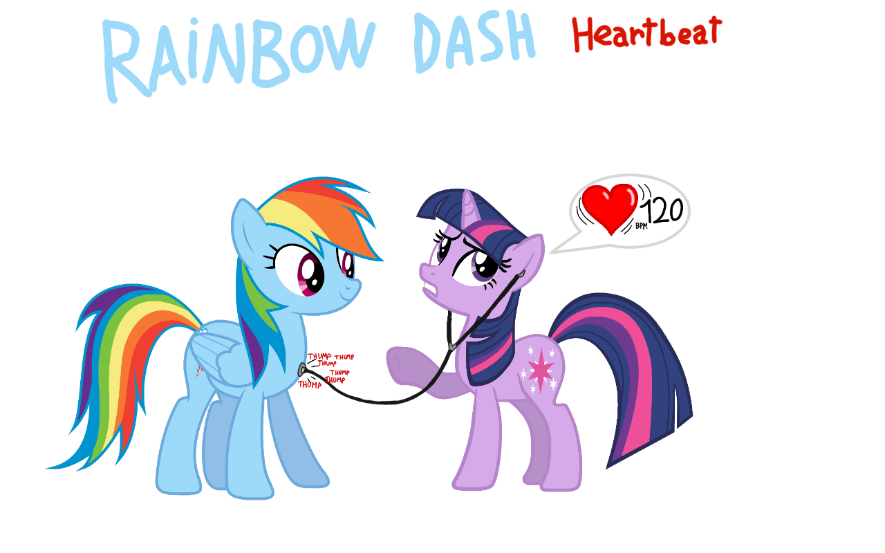 #1408200 - safe, rainbow dash, twilight sparkle, g4, cardiophilia, duo ...