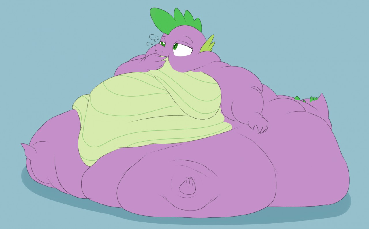 1412096 Questionable Artistastr0zone Spike Dragon Belly Bhm Fat Fat Spike Huge Butt