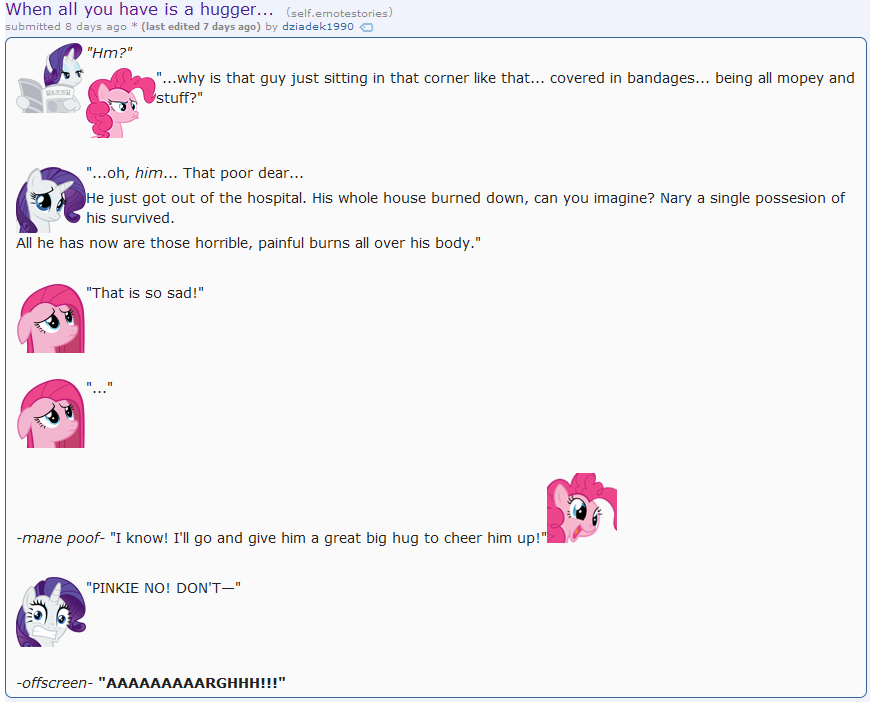 #1422292 - semi-grimdark, artist:dziadek1990, pinkie pie, rarity ...