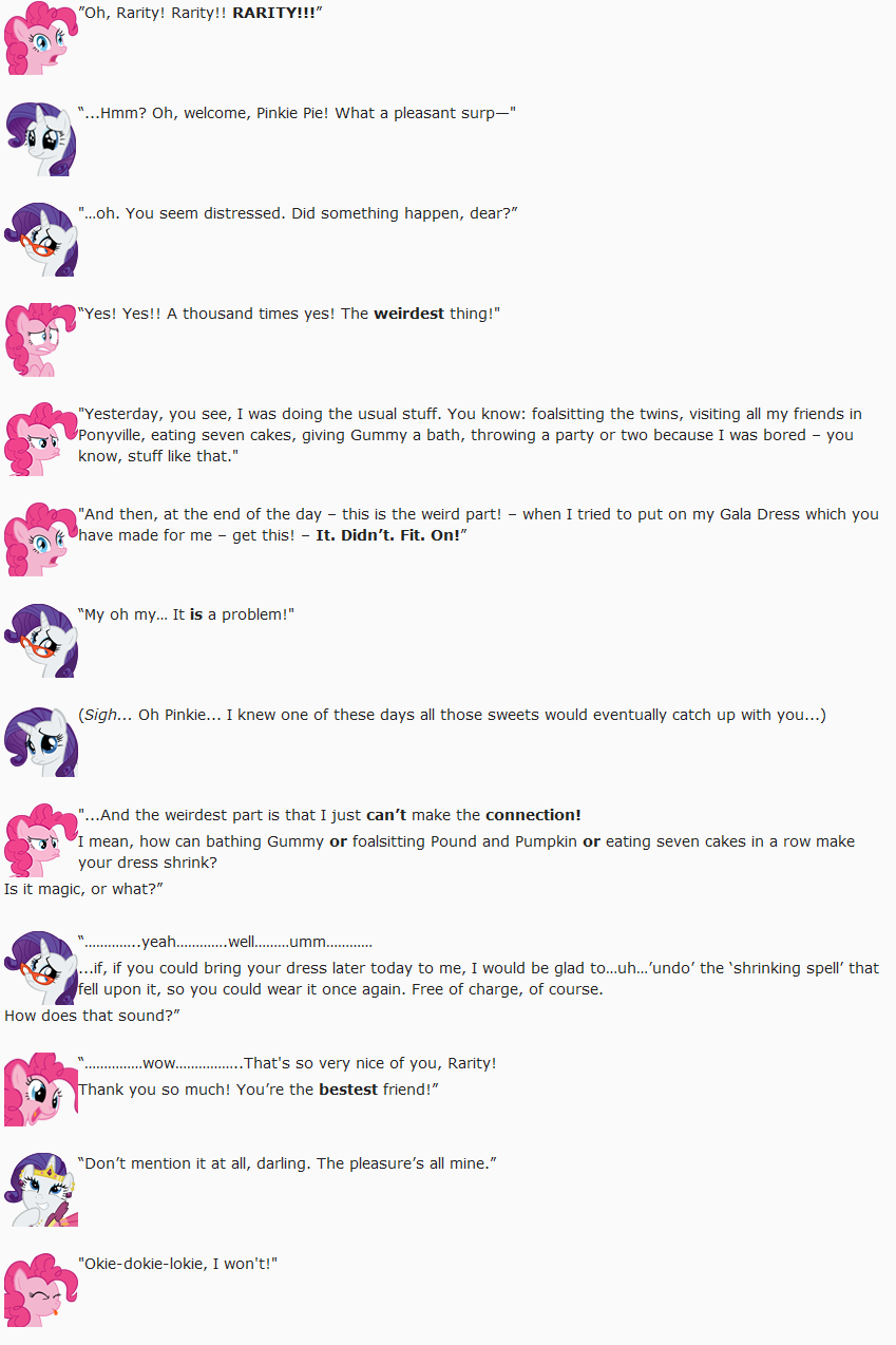 #1422296 - safe, artist:dziadek1990, pinkie pie, rarity, g4 ...