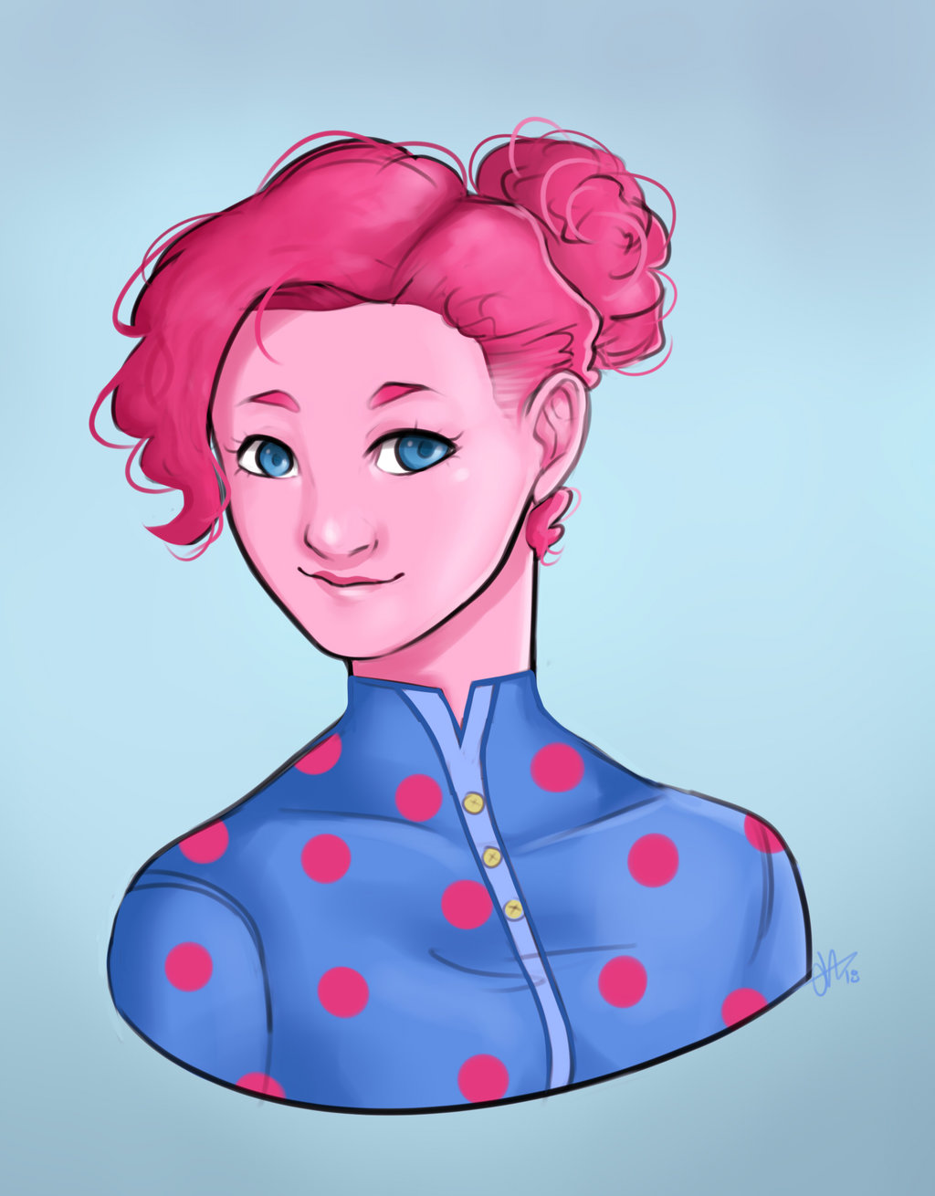 #1426983 - safe, artist:blaye-hatsuki11, pinkie pie, human, rock solid ...