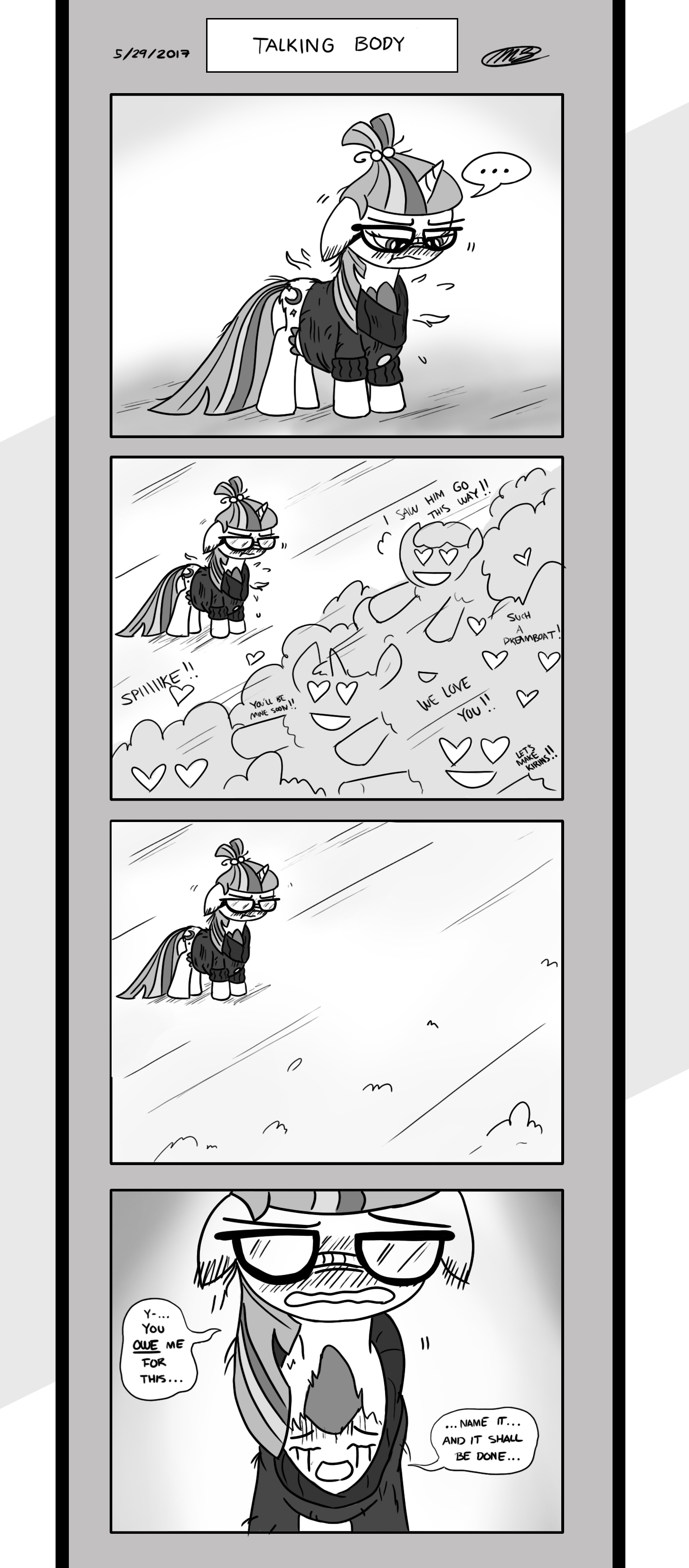 #1449498 - suggestive, artist:loreto-arts, moondancer, spike, dragon ...