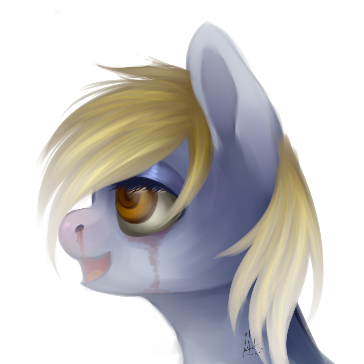 #1430868 - dead source, semi-grimdark, artist:ghst-qn, derpy hooves ...