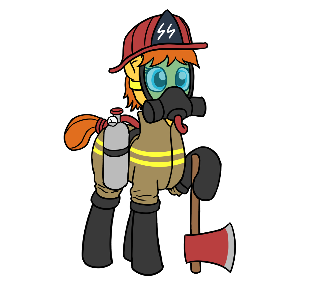 #1471238 - safe, anonymous artist, oc, oc only, oc:fireaxe, earth pony ...