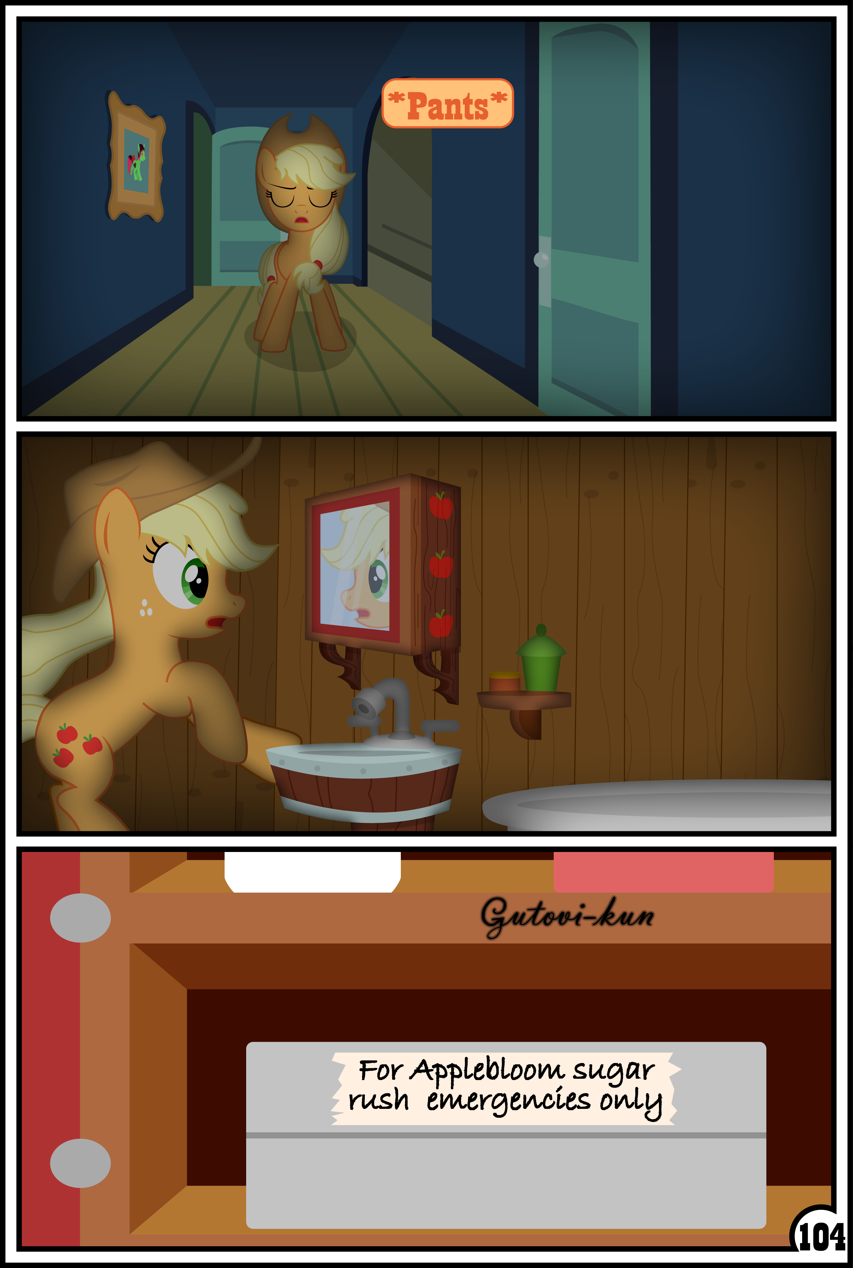 #1472534 - safe, artist:gutovi, applejack, earth pony, pony, comic:why ...
