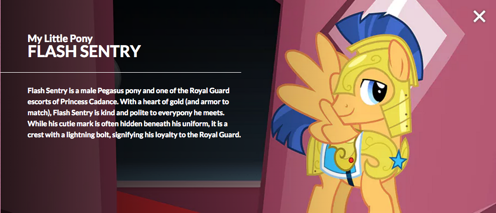 #1510690 - safe, flash sentry, pegasus, pony, official, description ...