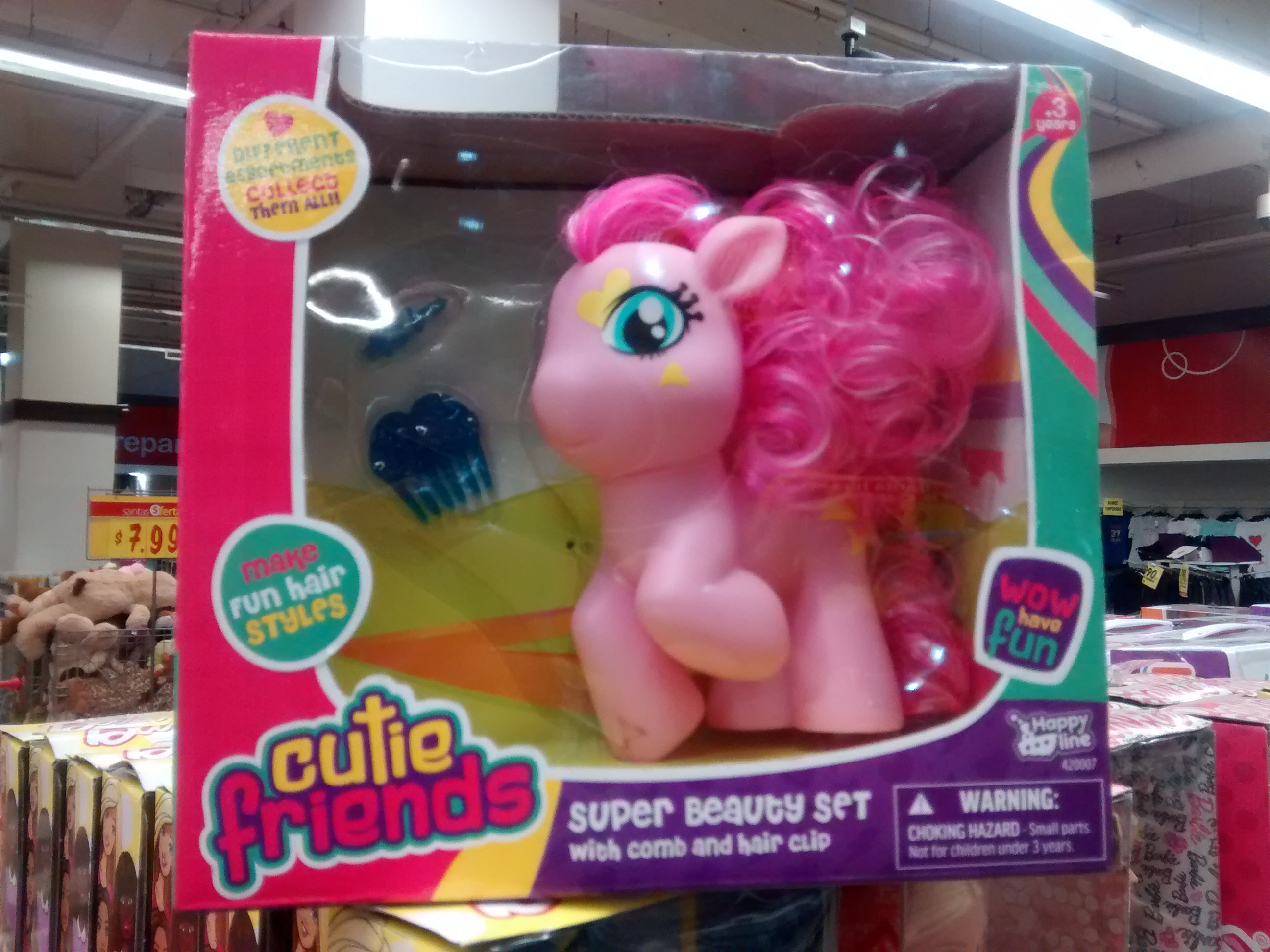 #1512940 - safe, pony, bootleg, cute, fake, not pinkie pie, toy ...