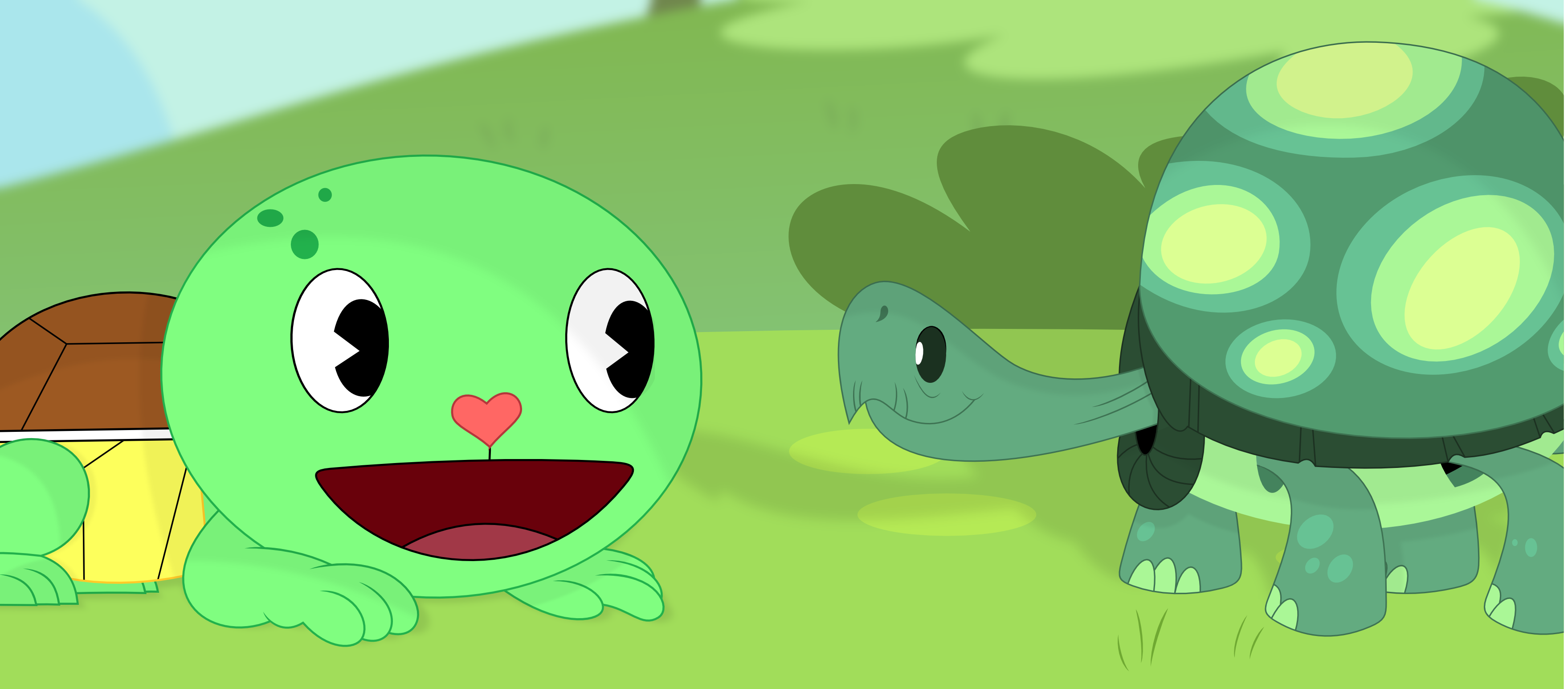 #1513119 - safe, artist:porygon2z, tank, reptile, tortoise, happy tree ...