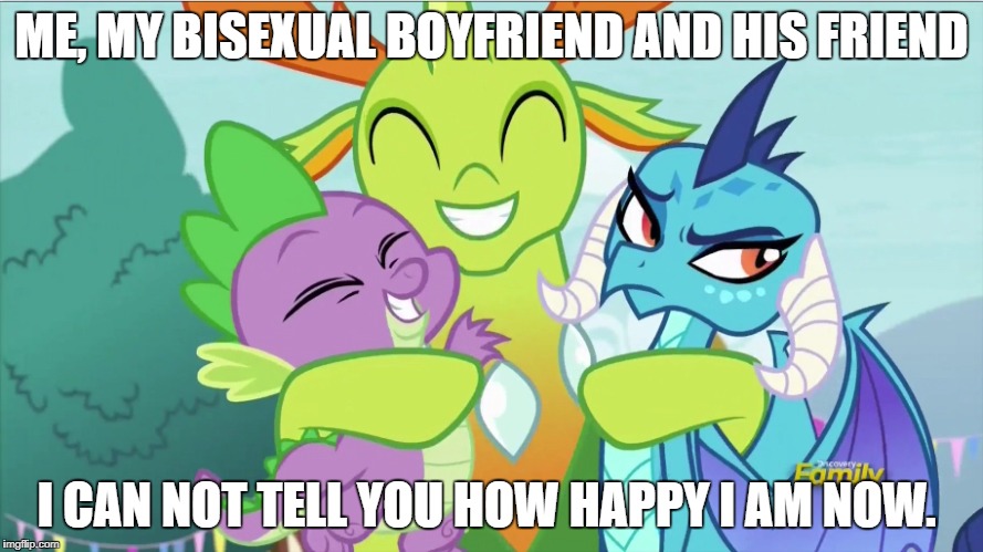 #1514550 - safe, princess ember, spike, thorax, changedling, changeling ...