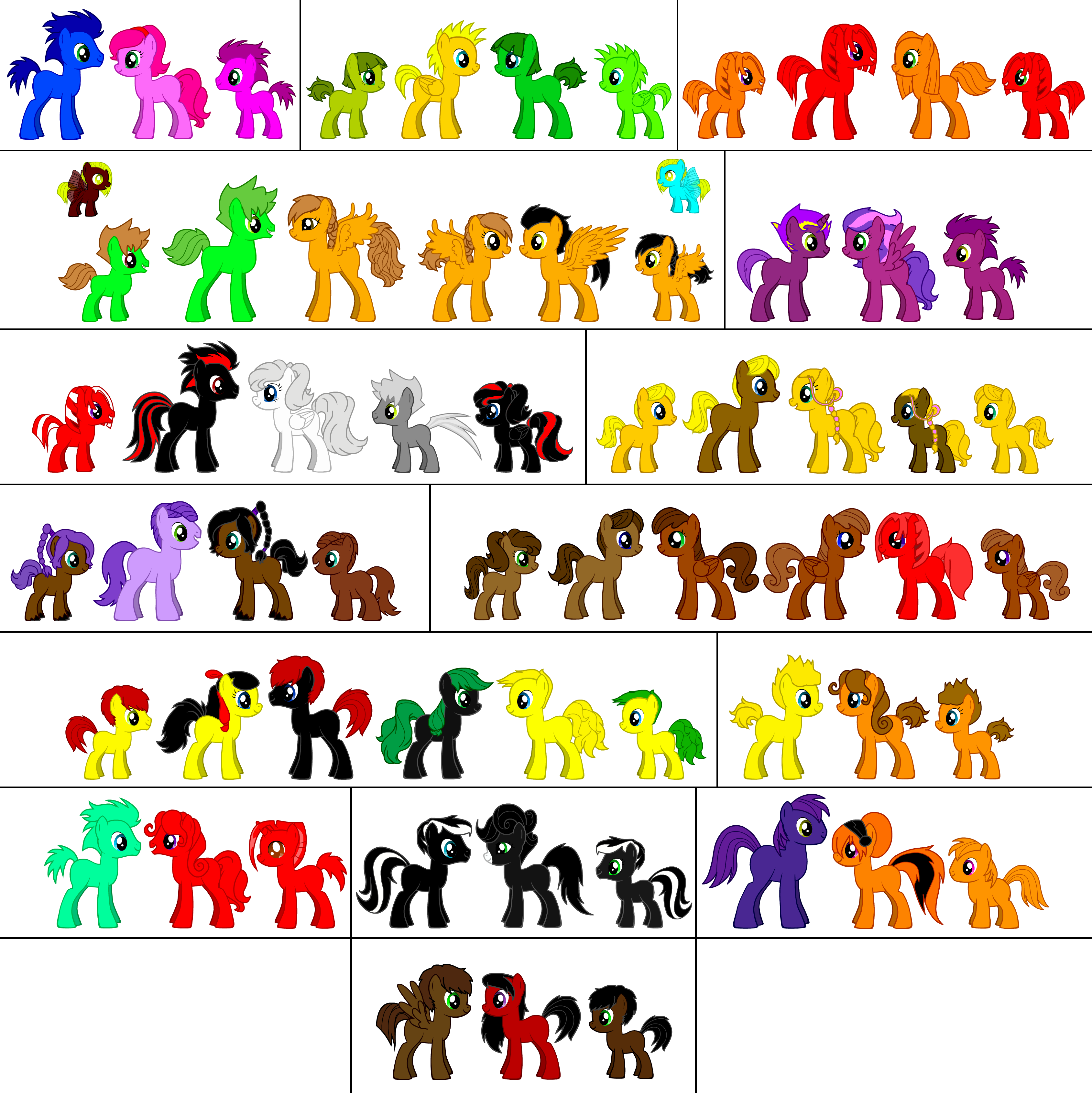 #1515141 - safe, artist:ameth18, oc, oc:ben, oc:boomer, oc:emily, oc ...