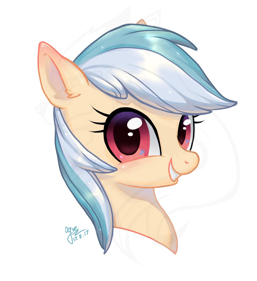 #1516254 - safe, artist:ogre, oc, oc only, pony, bust, looking at you ...