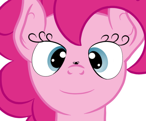 #1502459 - safe, artist:trimara, pinkie pie, fly, pony, bust, female ...