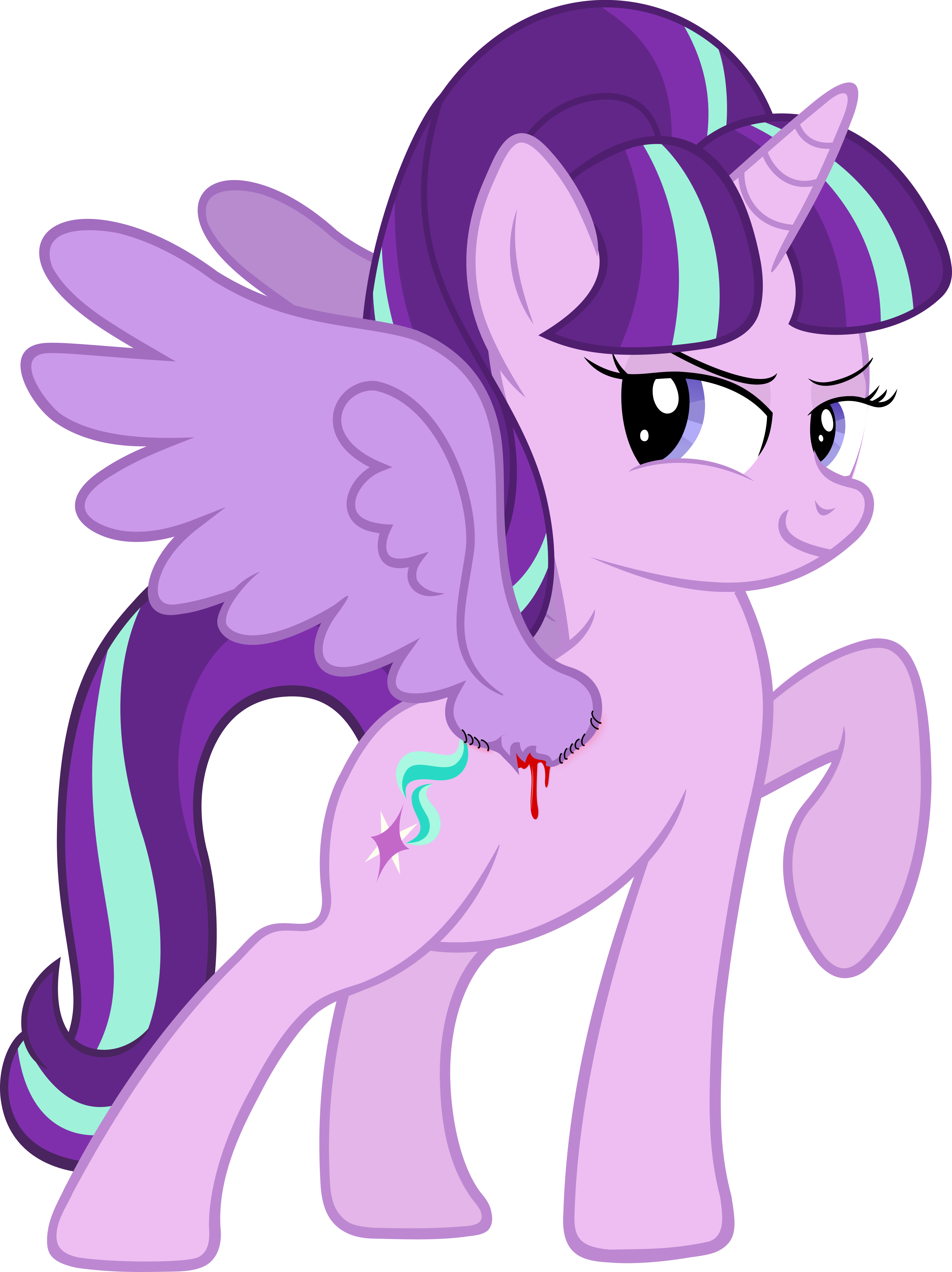 1544894 Grimdark Starlight Glimmer Alicorn Pony G4 Alicornified