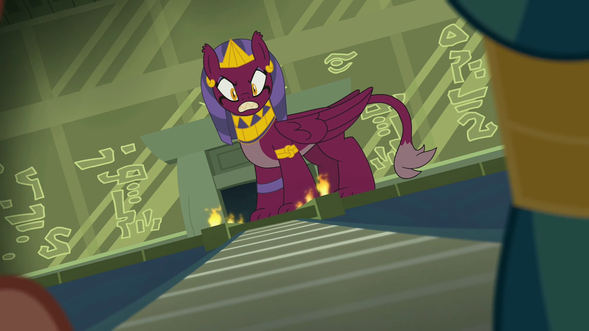 #1526729 - safe, screencap, somnambula, sphinx (character), pegasus ...