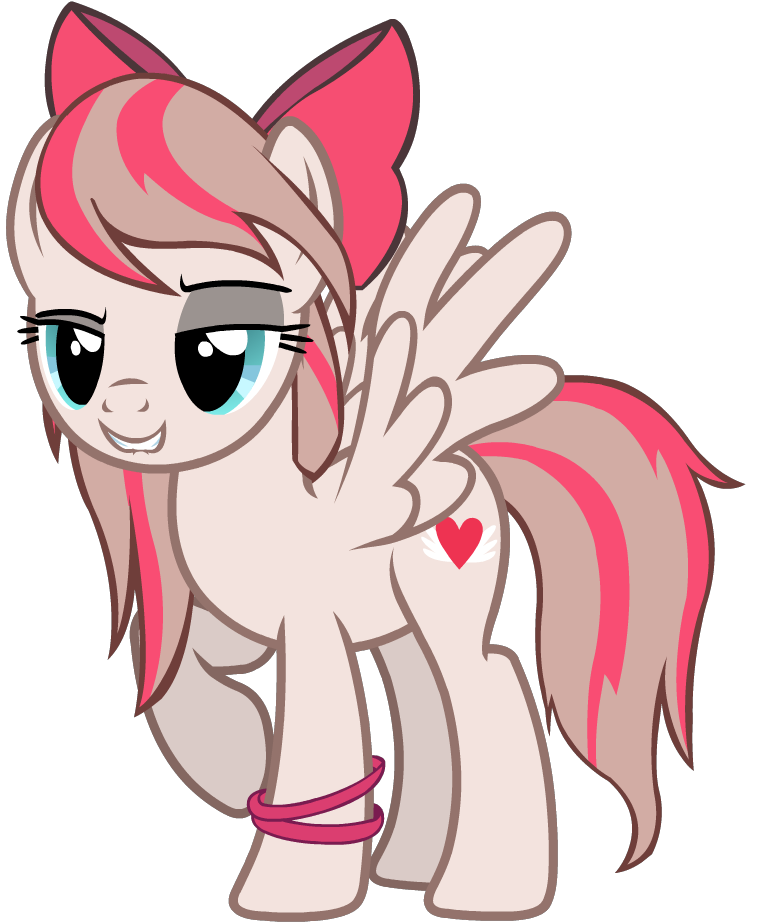 #1637270 - angel wings, artist:raindashesp, bow, female, hair bow ...