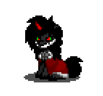 #1642685 - safe, king sombra, pony, pony town, male, pixel art, simple ...