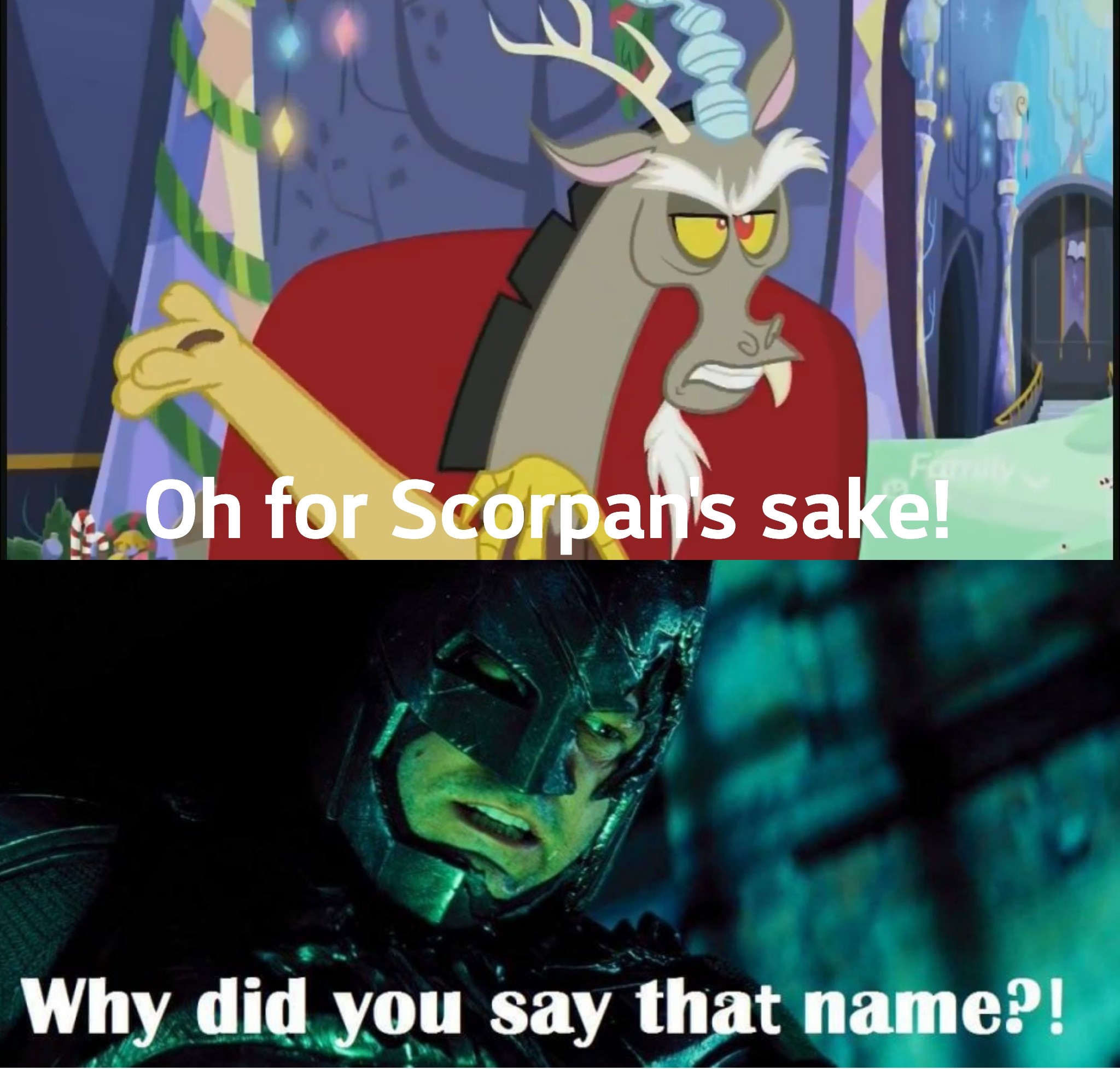 #1870053 - safe, edit, edited screencap, screencap, discord, scorpan ...