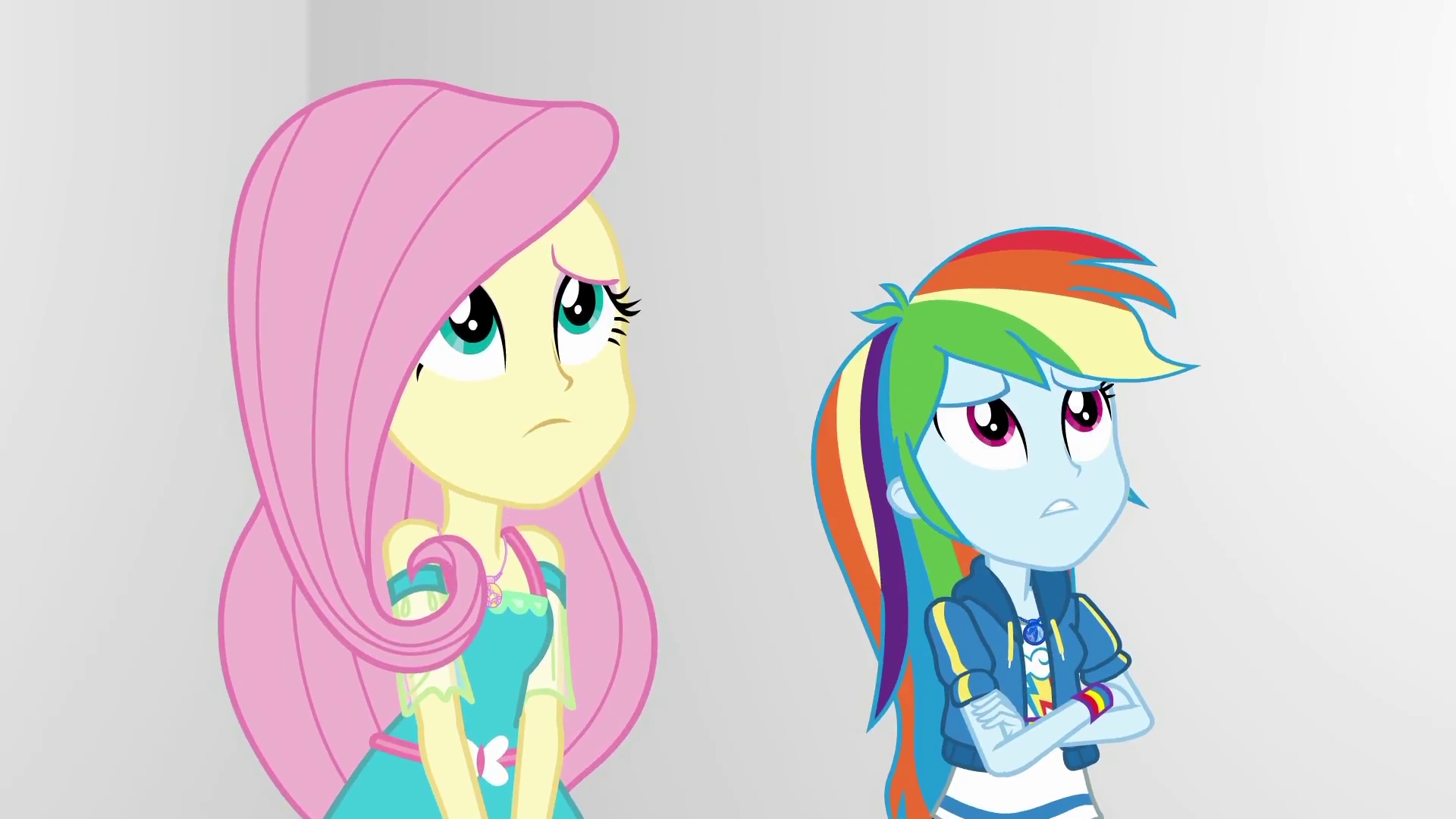 Fluttershy And Rainbow Dash Equestria Girls