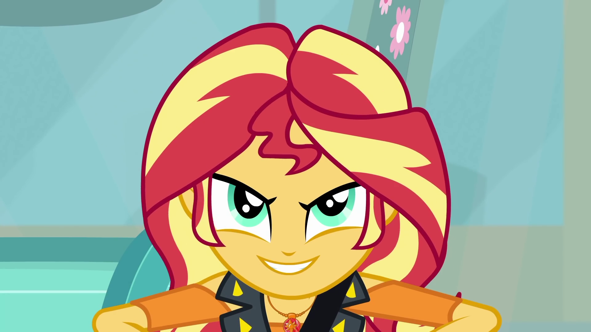 #1884917 - safe, screencap, sunset shimmer, driving miss shimmer ...