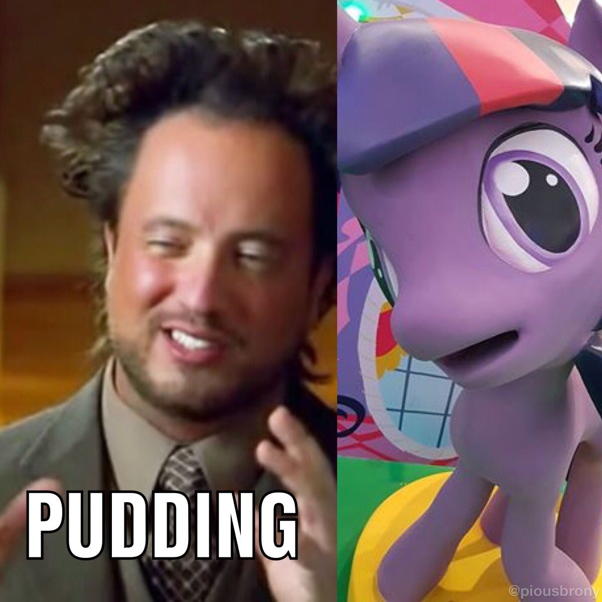 #1919831 - safe, faic, food, meme, nightmare fuel, pudding, pudding ...