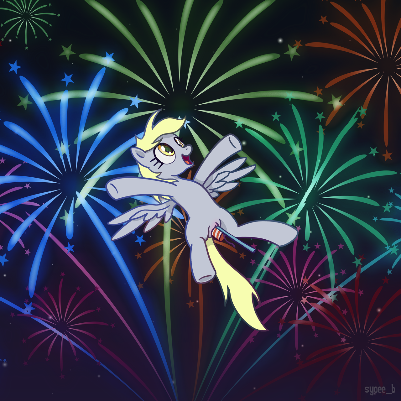 #1923383 - explicit, artist:syoee b, derpy hooves, pegasus, pony ...