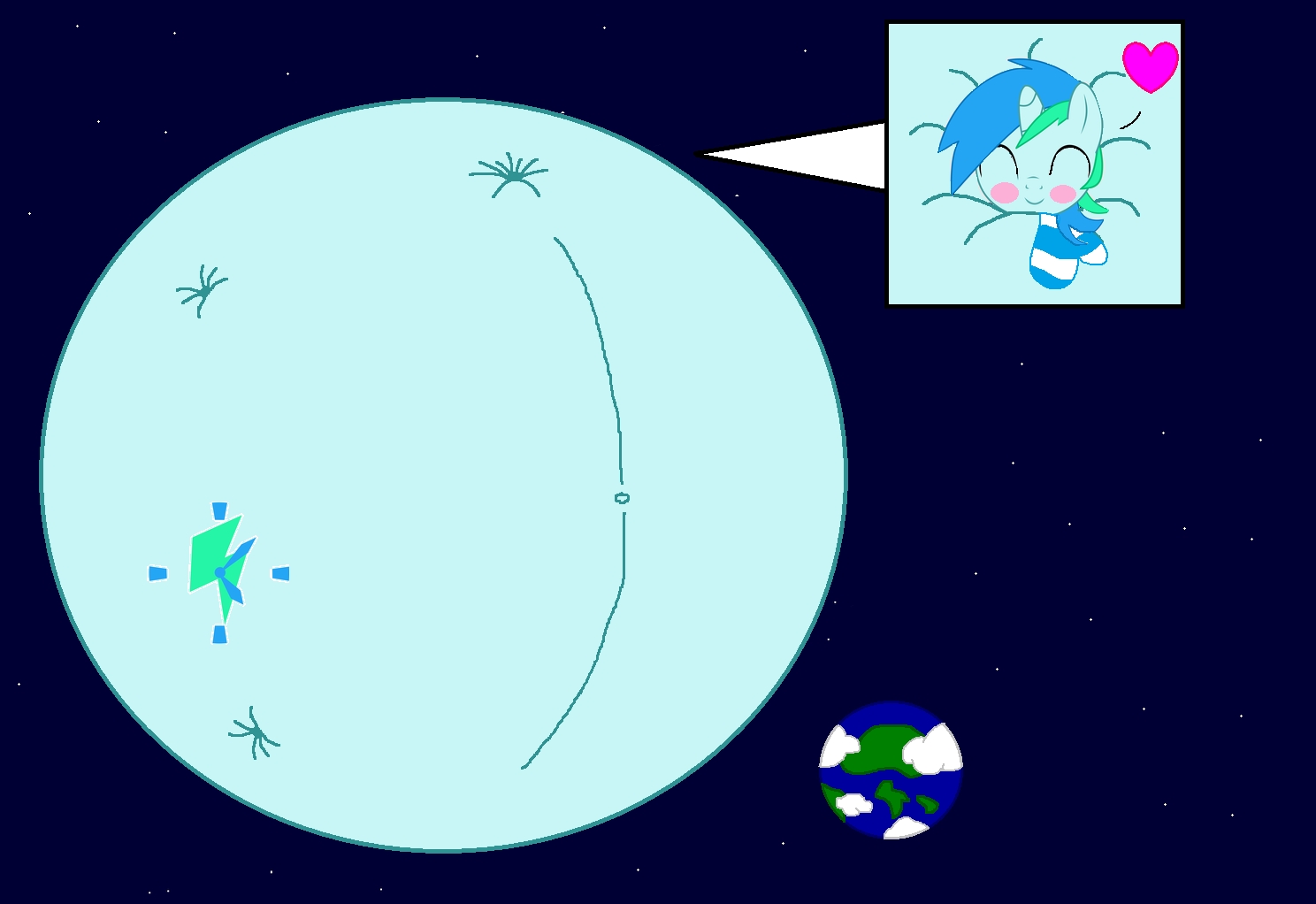 #1899843 - questionable, artist:theinflater19, oc, oc:cyan lightning ...