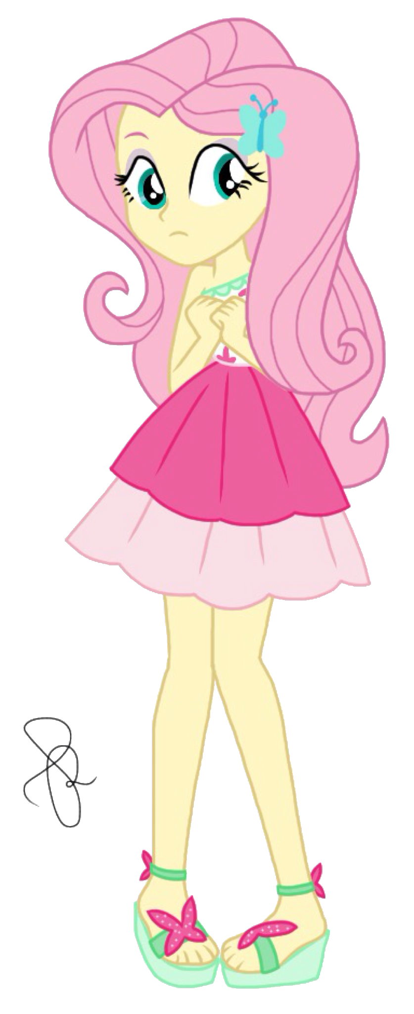 #1647462 - safe, artist:ilaria122, fluttershy, equestria girls ...