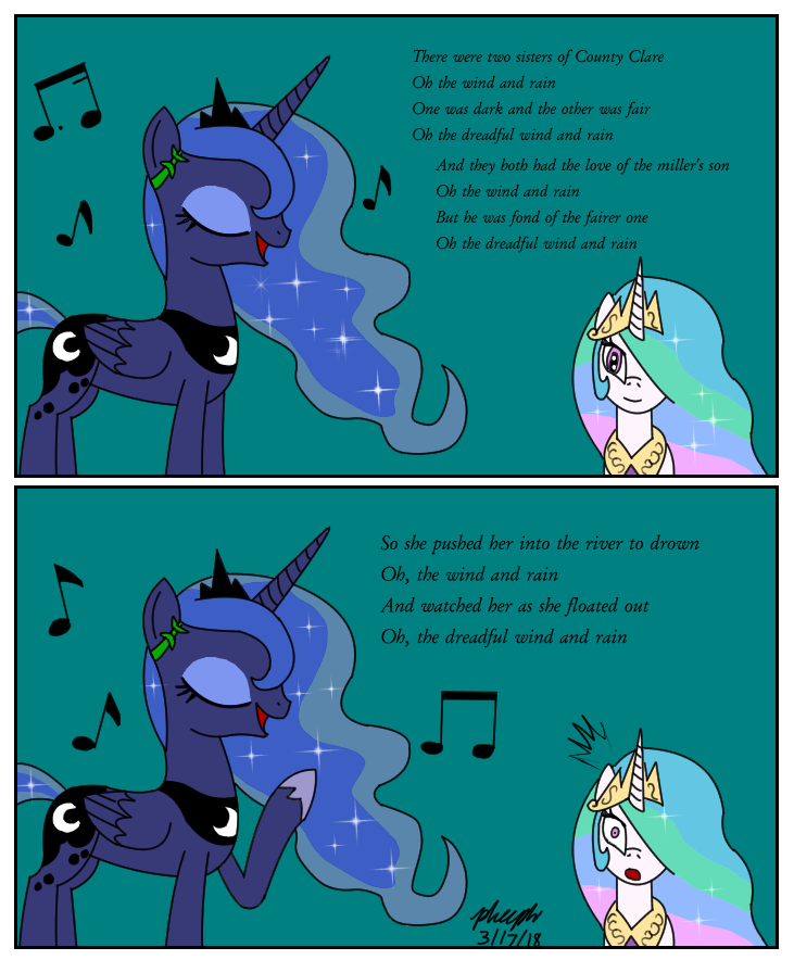 #1683706 - semi-grimdark, artist:pheeph, princess celestia, princess ...